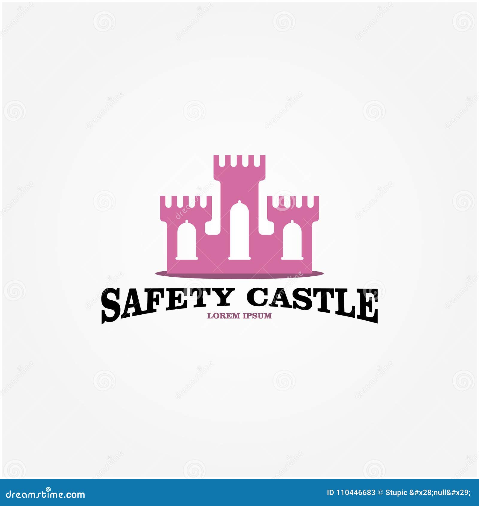 Castillo Logo Vector Art Logo Ilustración del Vector - Ilustración de ...