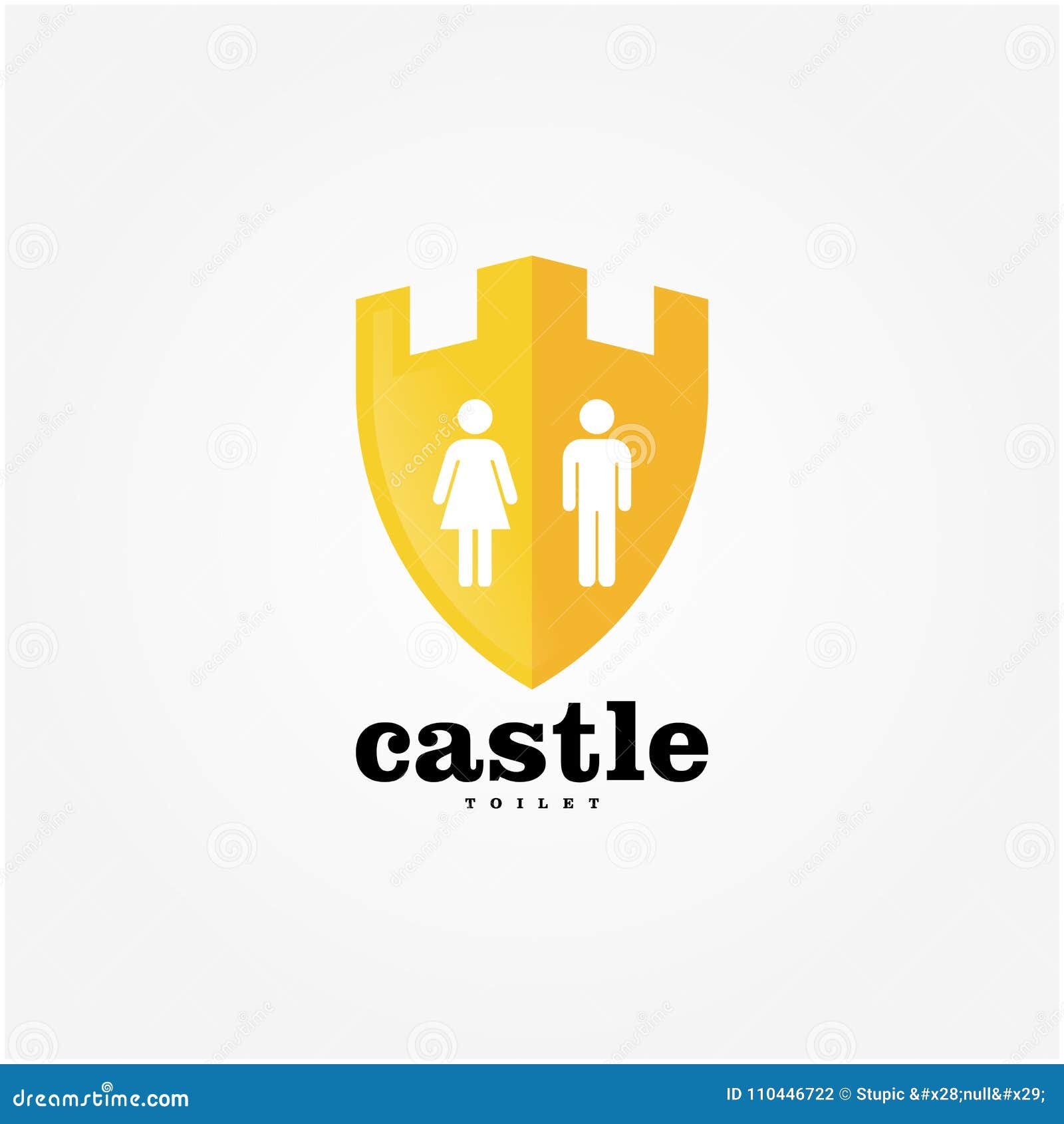 Castillo Logo Vector Art Logo Ilustración del Vector - Ilustración de ...