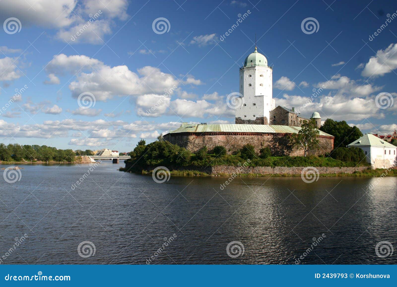 Castillo Medieval De Vyborg, Rus Imagen de archivo - Imagen de viejo ...