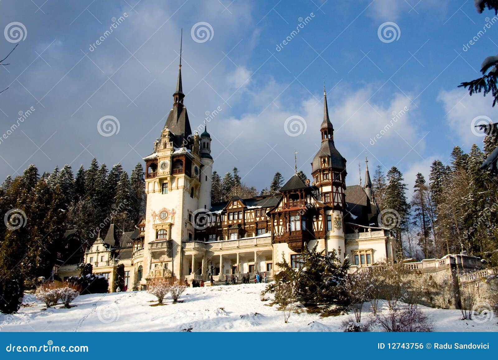 Castillo medieval rumano foto de archivo. Imagen de caballero - 12743756
