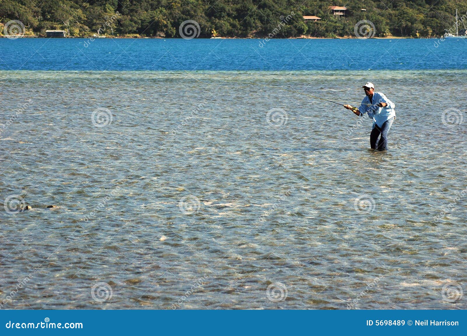 Casting for Bonefish stock image. Image of ethnic, creek - 5698489
