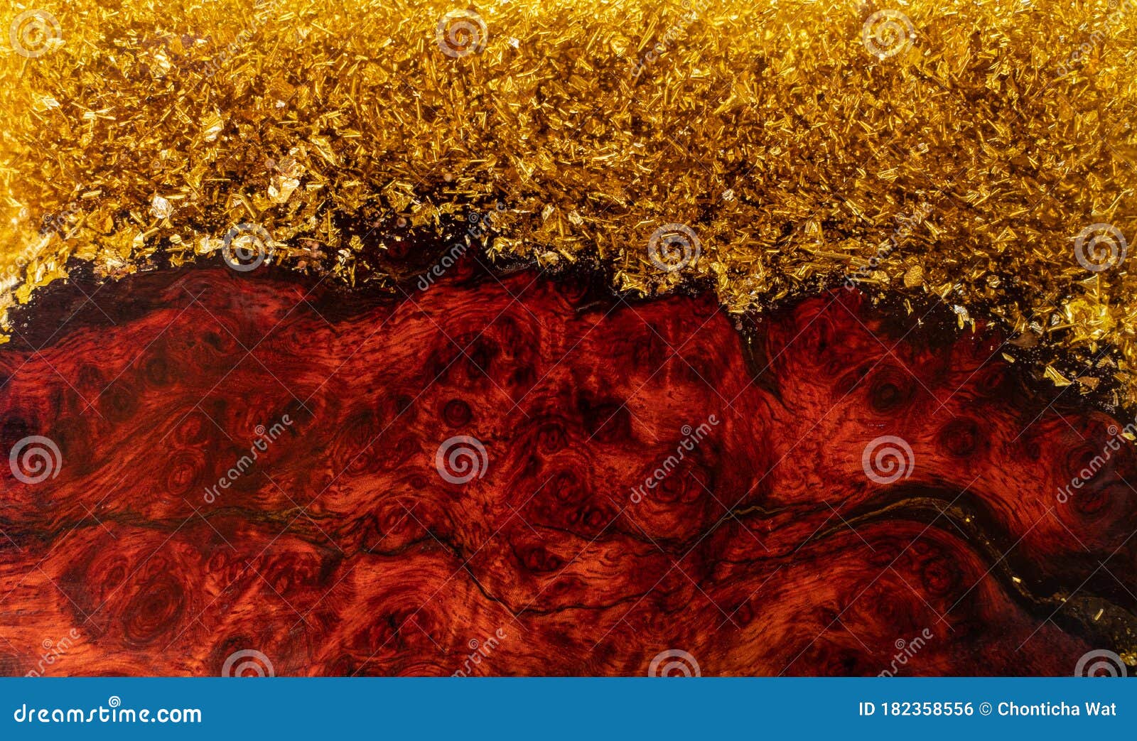 Casting Epoxy Resin Stabilizing Burma Padauk Wood Background Texture ...