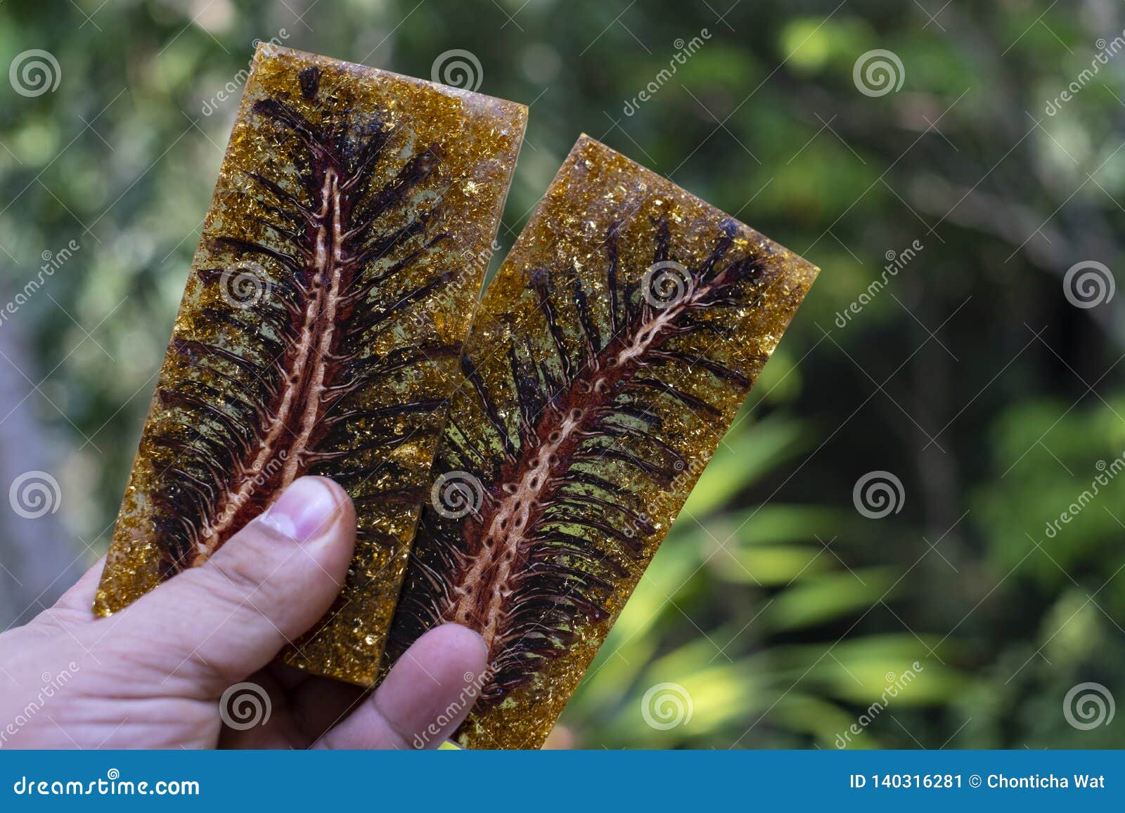 Casting Epoxy Resin Stabilizing Pine Cone Abstract Art Background Stock ...