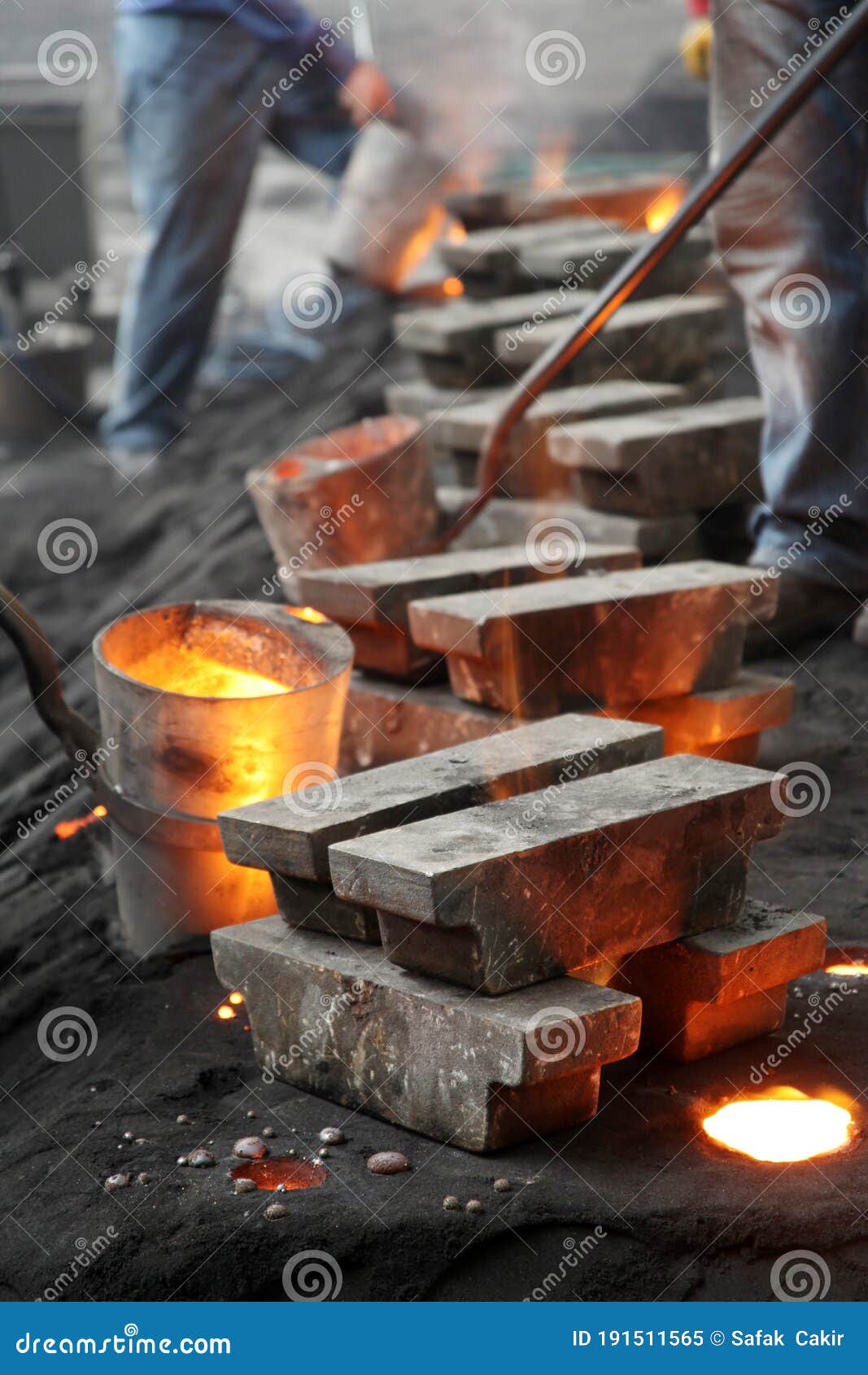 Casting factory stock image. Image of industrial, metallurgy - 191511565