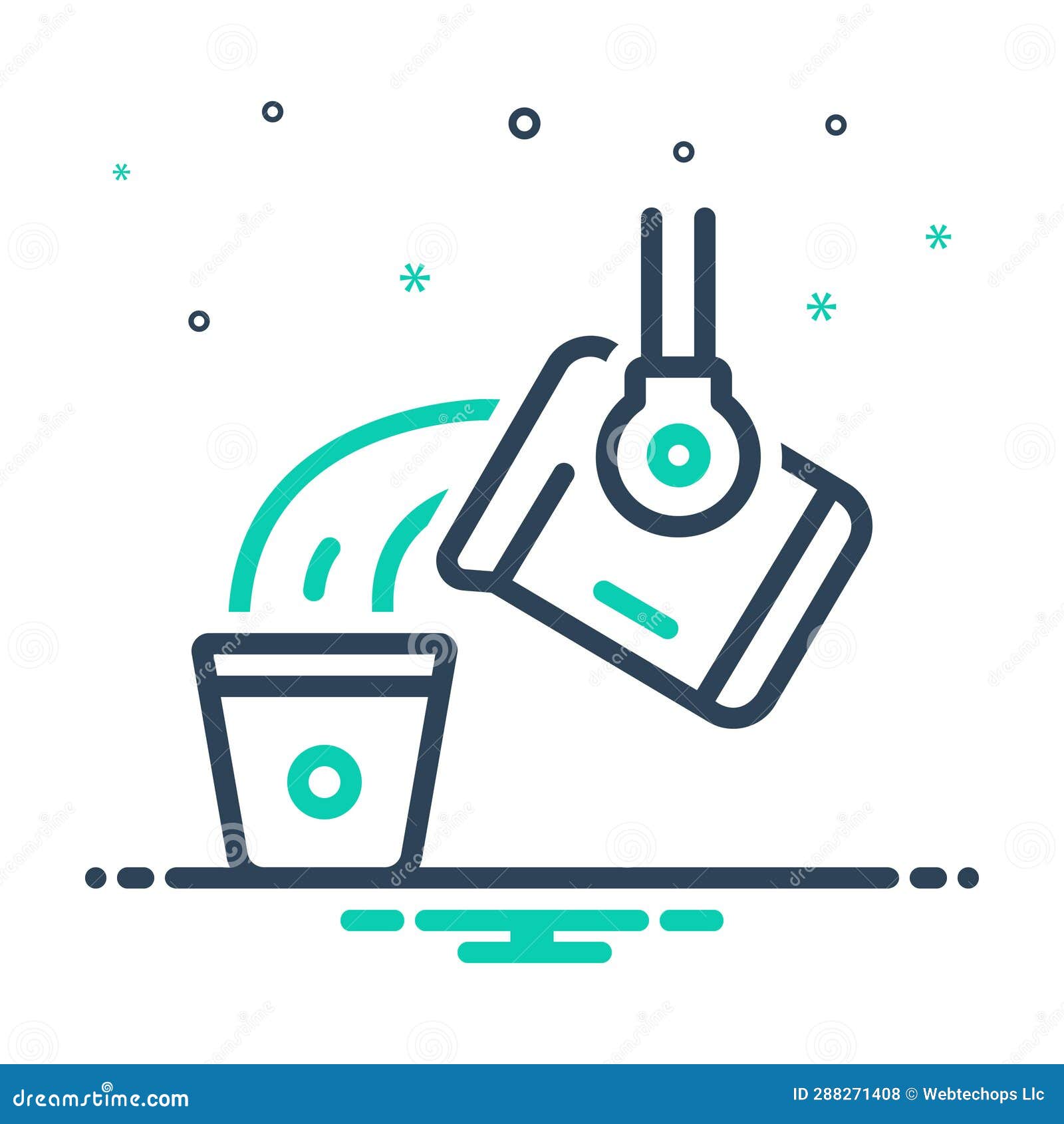 Mix Icon for Casting, Molding and Process Stock Vector - Illustration ...
