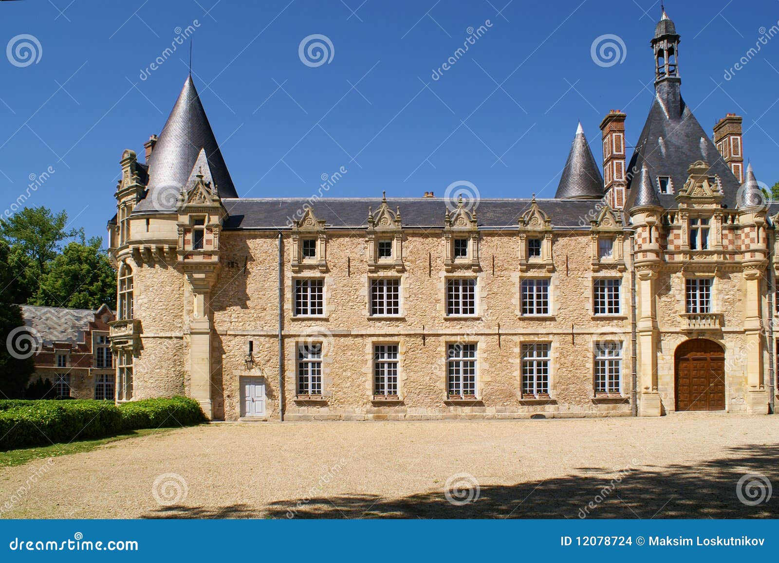 Castle stock photo. Image of nature, bretesche, garden - 12078724