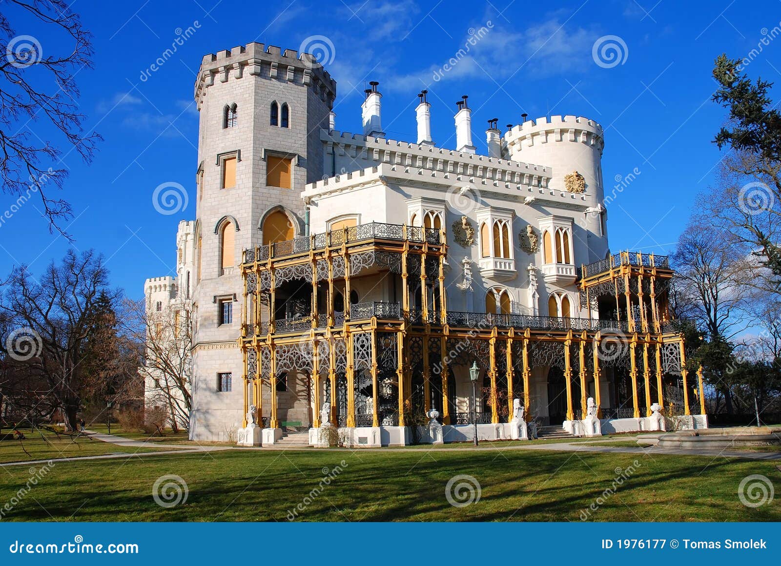 Castle stock image. Image of tile, building, grass, history - 1976177