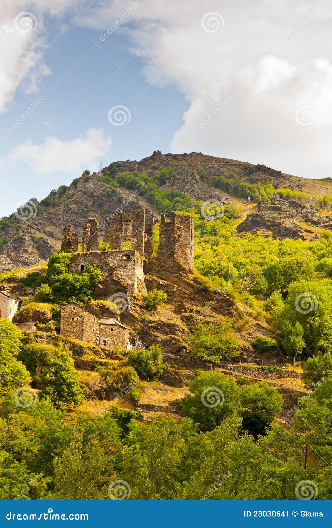 Castle stock image. Image of architecture, castle, alpine - 23030641