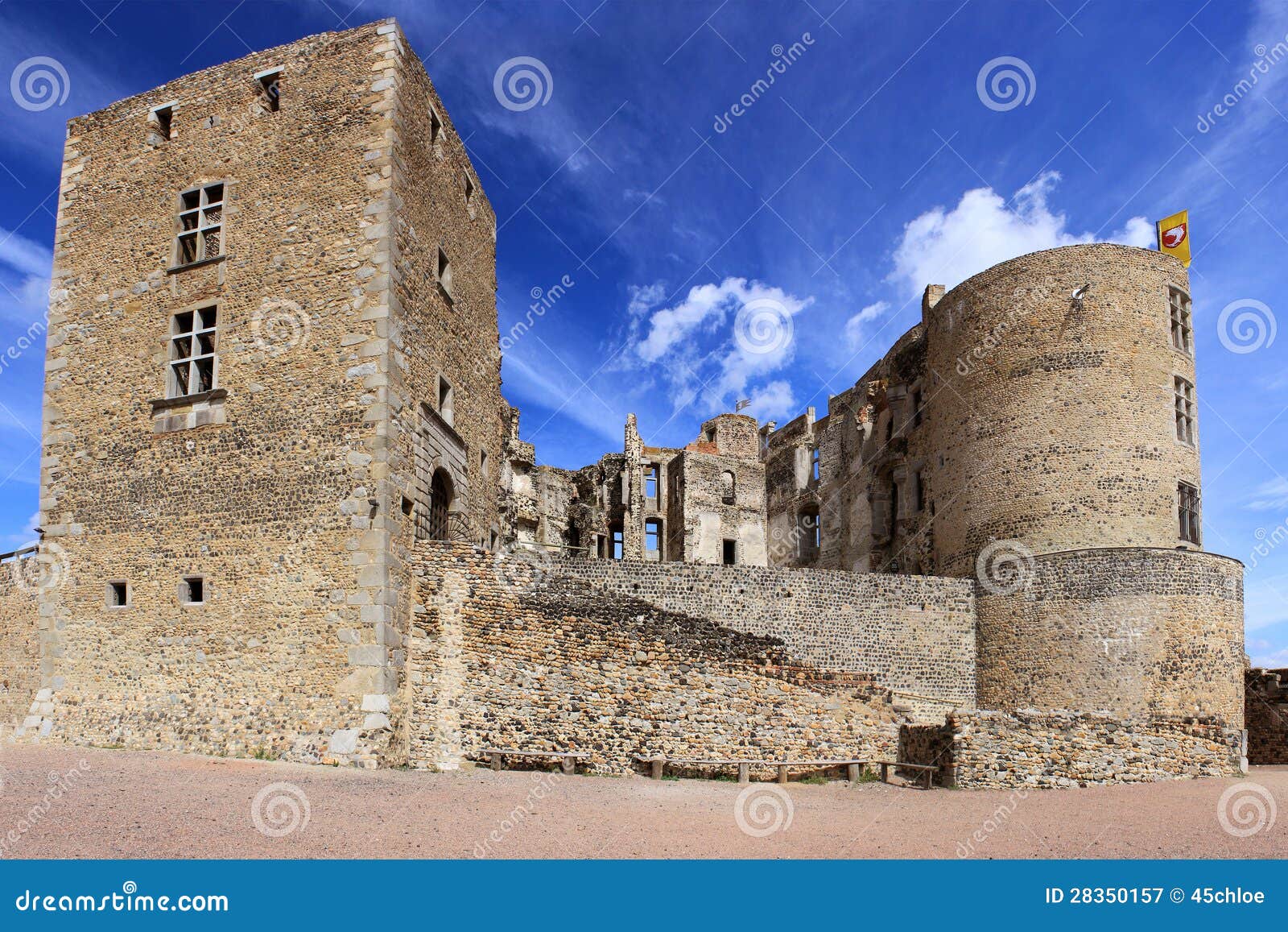Castle stock image. Image of ancient, park, manor, turn - 28350157
