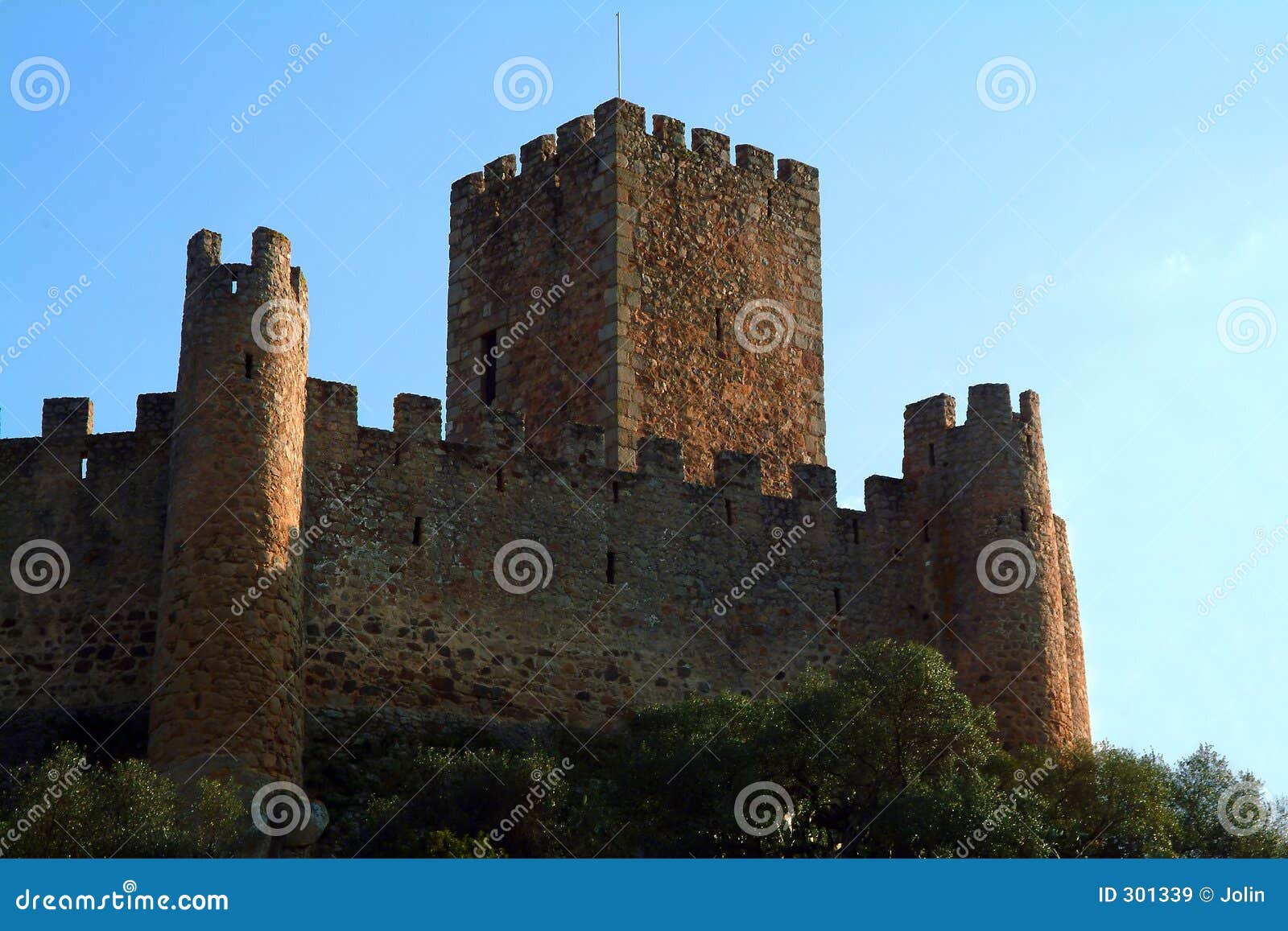 Castle stock image. Image of fortification, antiquity, quarter - 301339