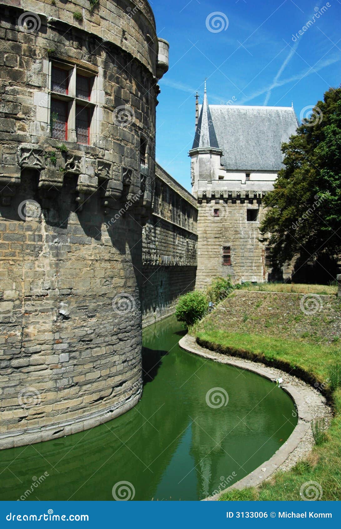 Castle stock photo. Image of ditch, facade, building, river - 3133006