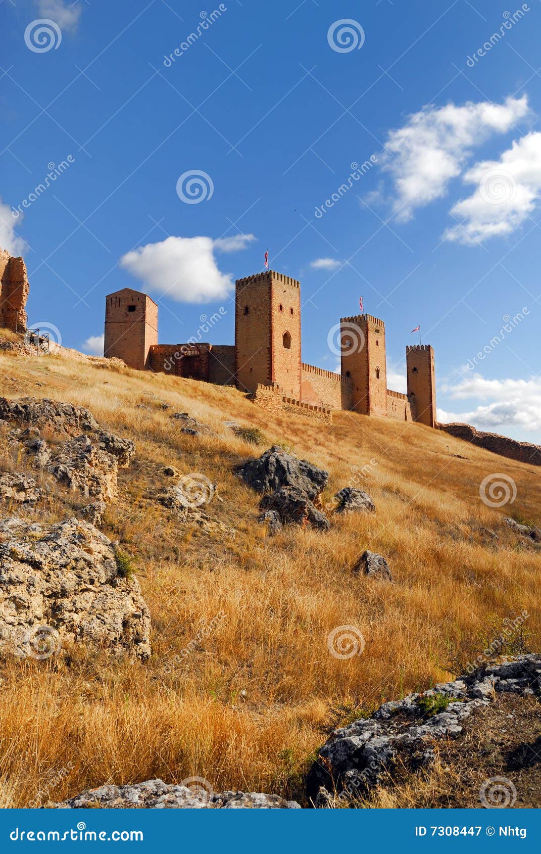 Castle stock image. Image of spain, architecture, molina - 7308447