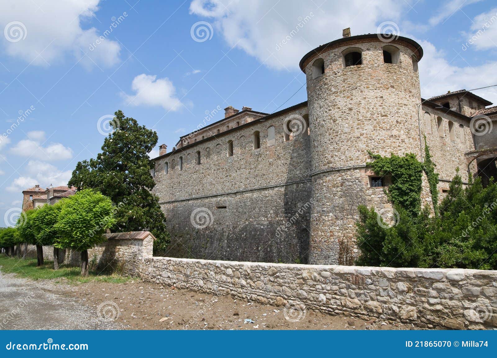 Castle of Agazzano. Emilia-Romagna. Italy Stock Photo - Image of italy ...