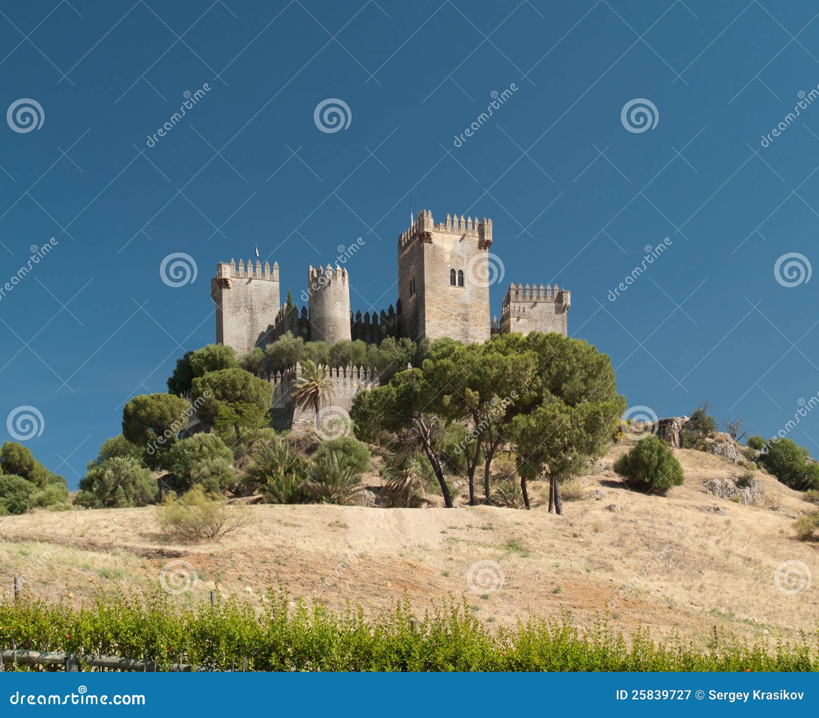 Castle of Almodovar Del Rio Stock Image - Image of historic, historical ...