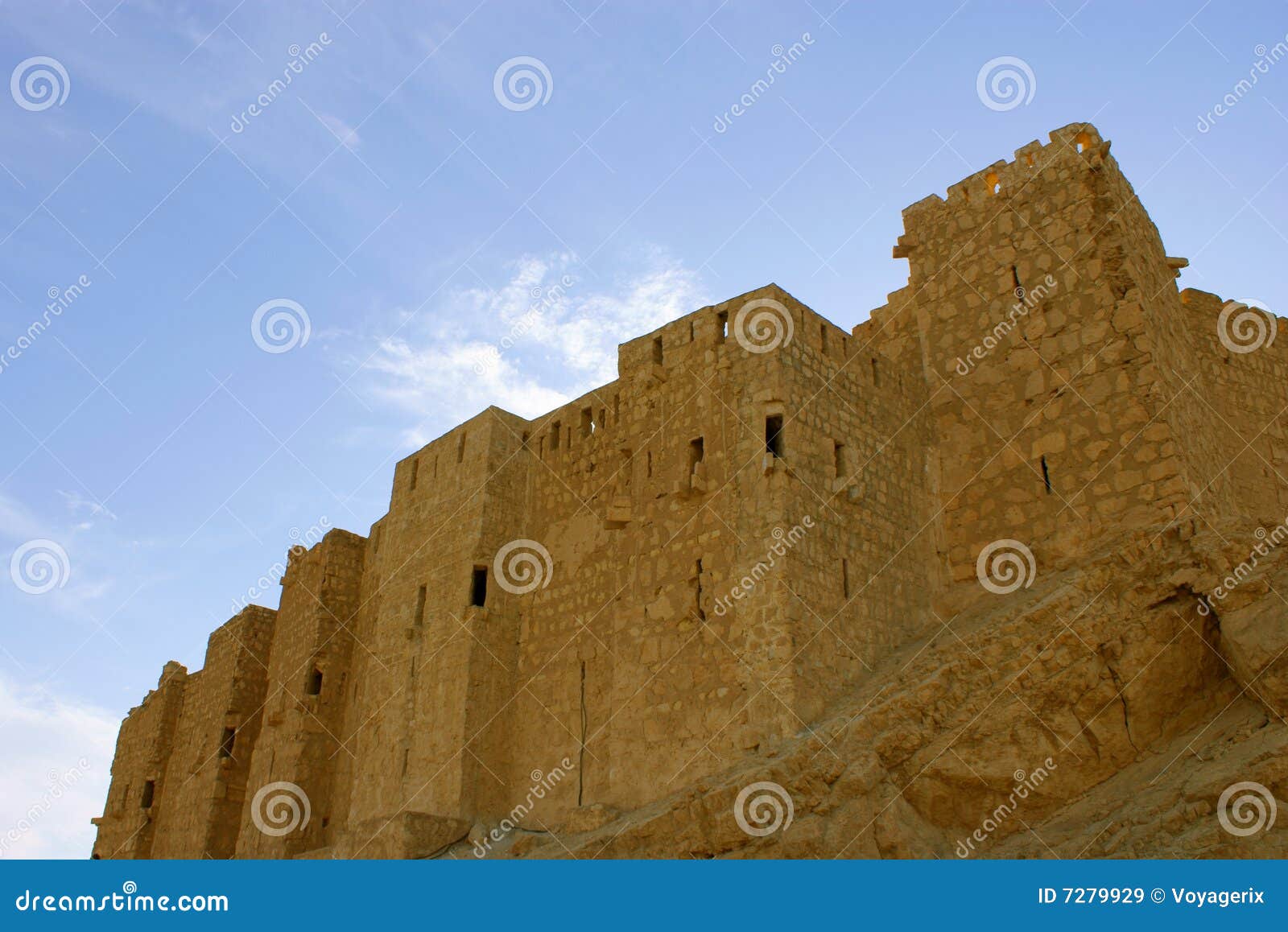 Castle in Ancient Palmyra, Syria Stock Image - Image of stone, tower ...
