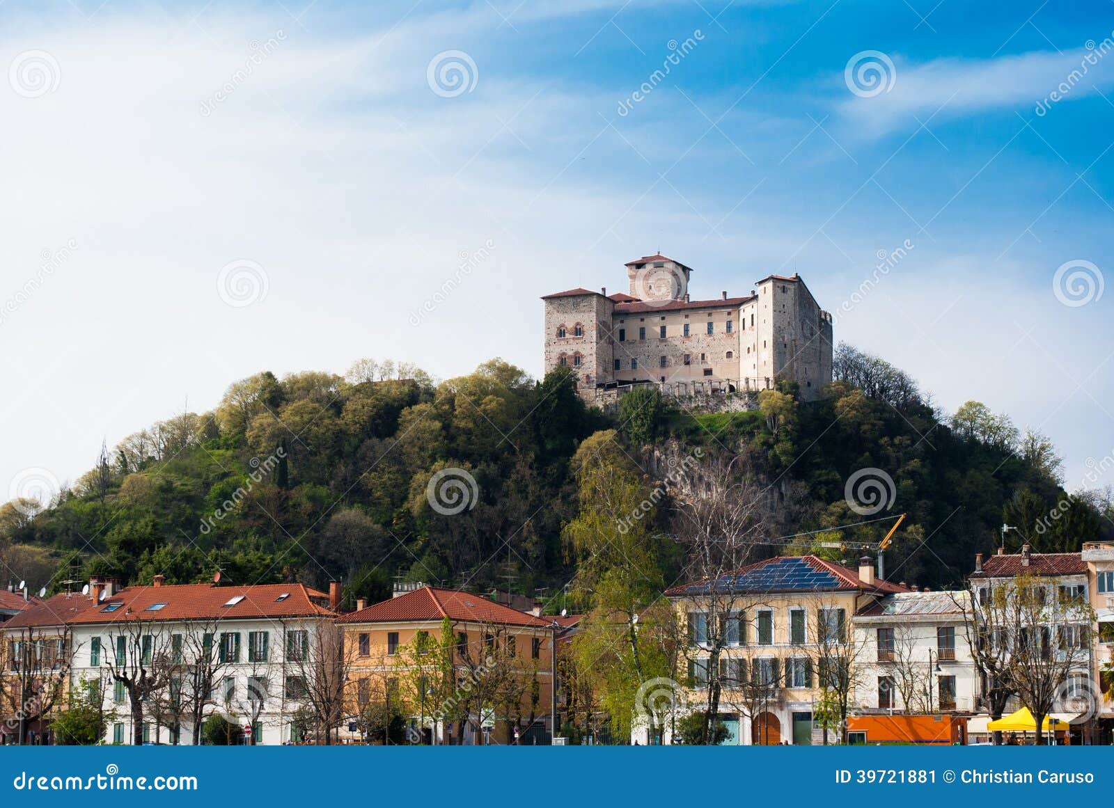 Castle of Angera stock image. Image of royal, citadel - 39721881