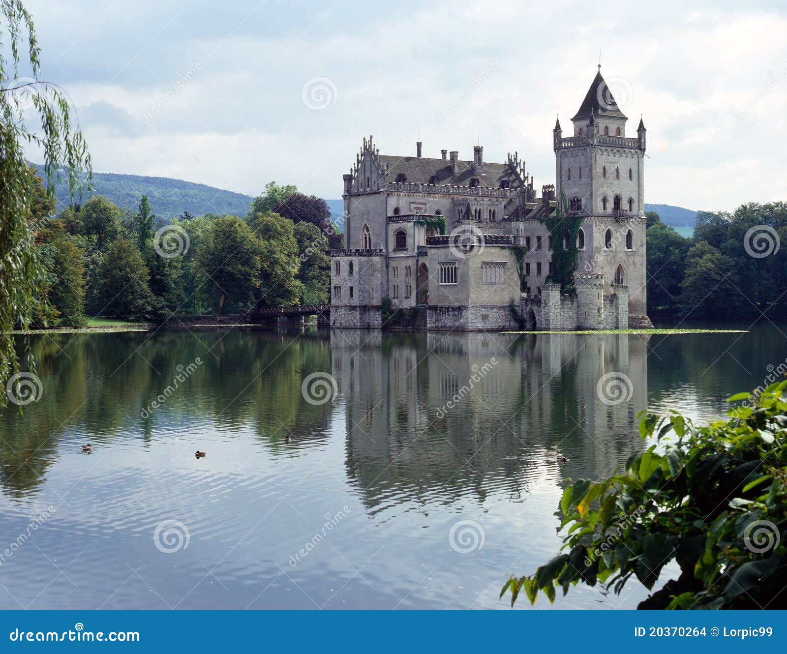 Castle Anif stock photo. Image of castle, anif, reflection - 20370264