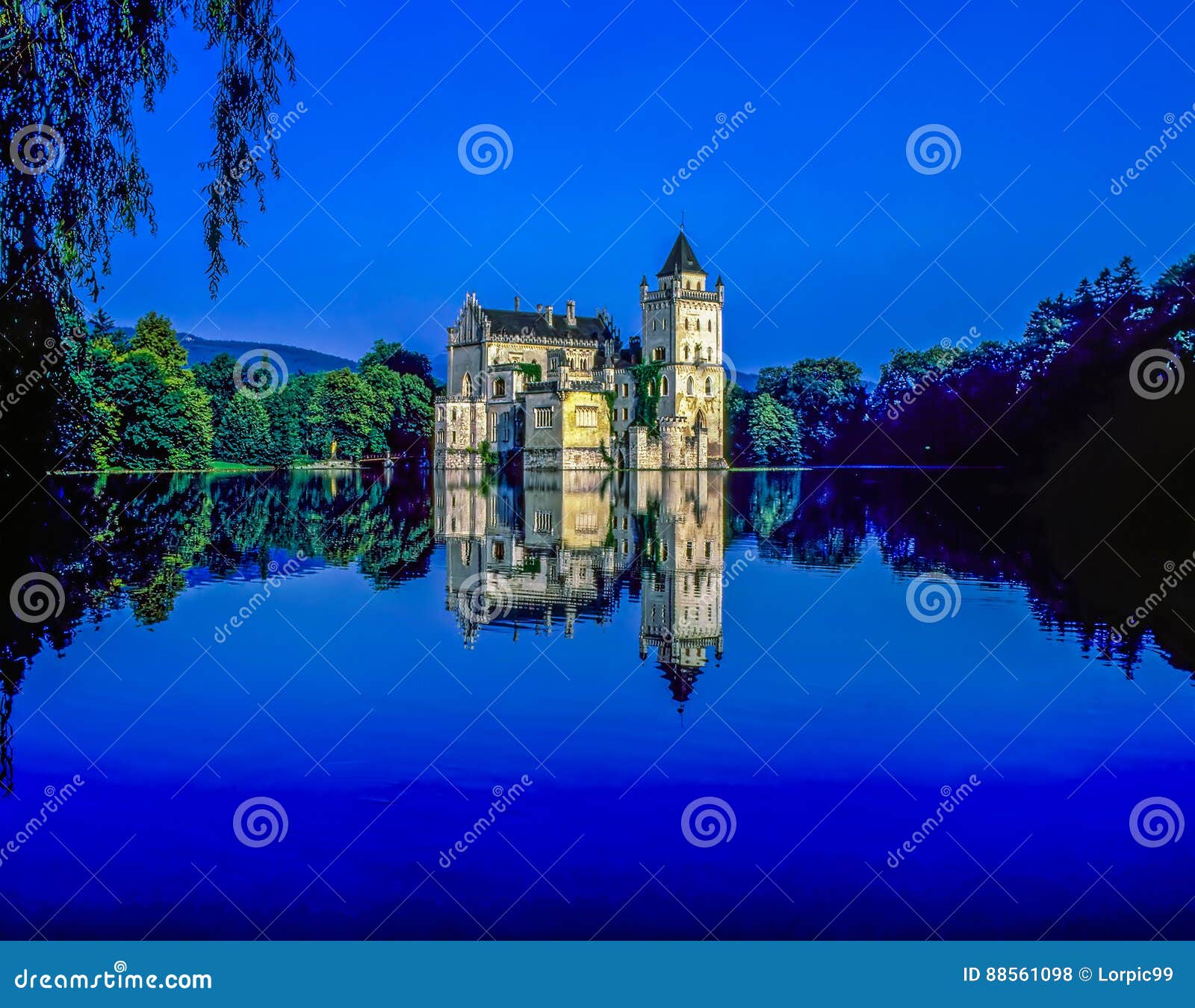 Castle Anif in Austria stock photo. Image of nature, austria - 88561098