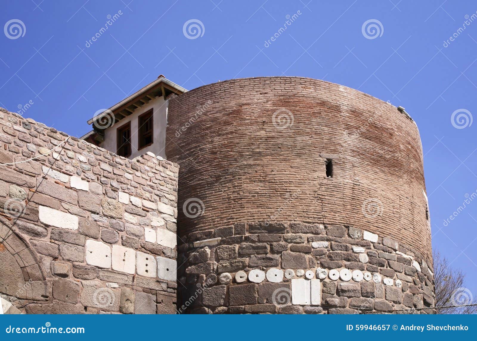 Castle in Ankara Town. Turkey Stock Image - Image of citadel, historic ...