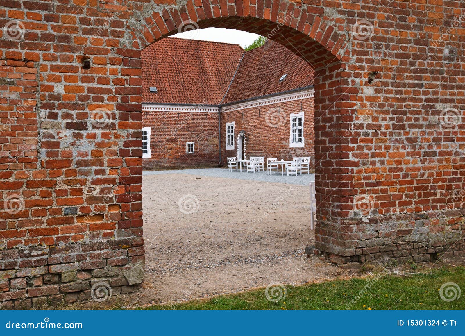 Castle archway stock photo. Image of courtyard, fortress - 15301324
