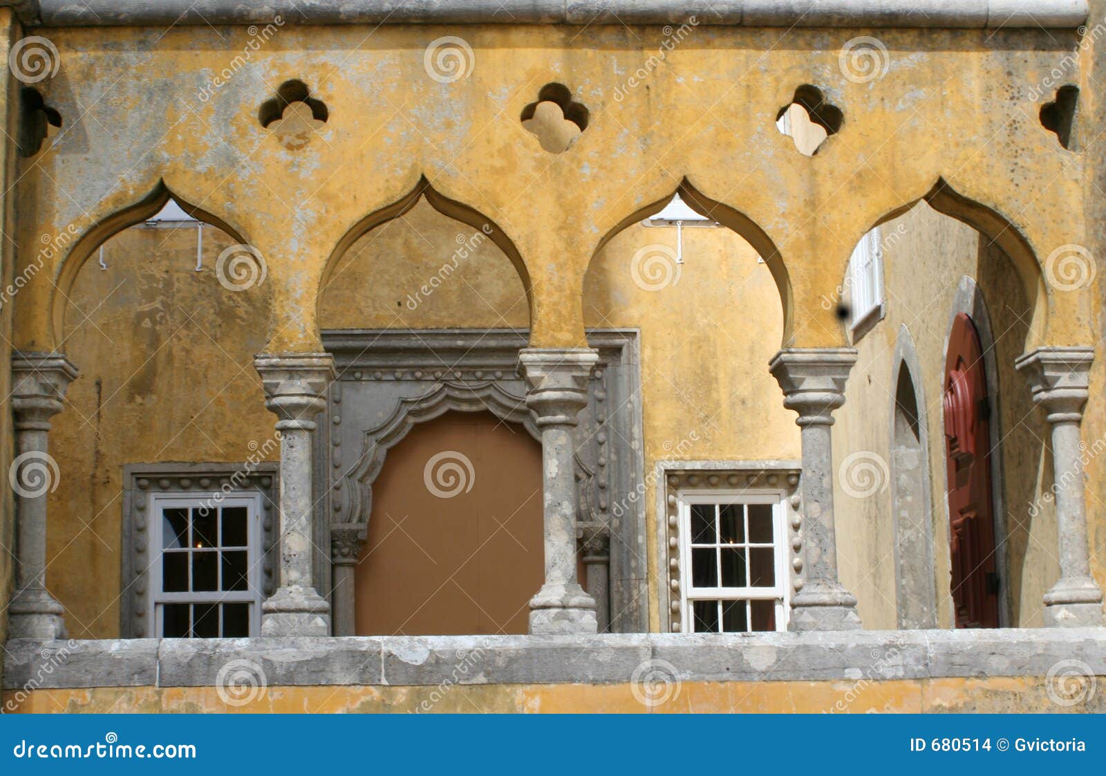 Castle archways stock photo. Image of arch, european, emmanueline - 680514