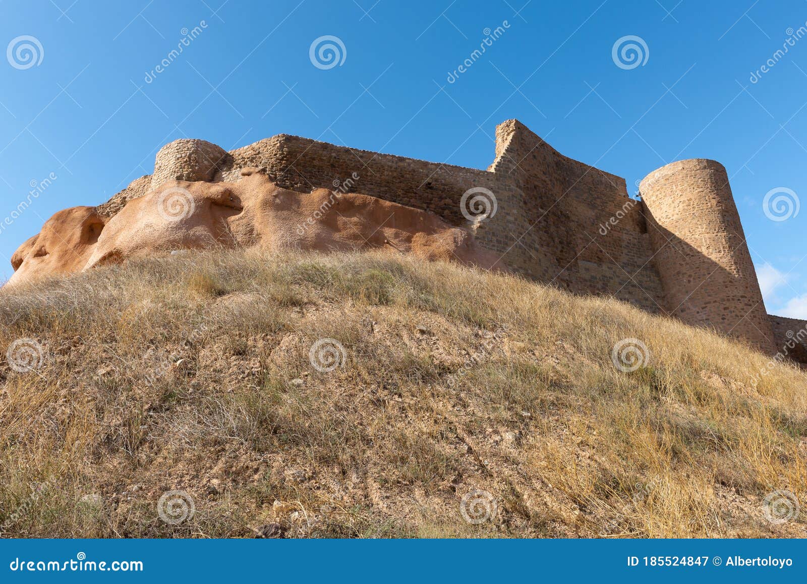 Castle of Arnedo, La Rioja, Spain Stock Image - Image of hill, scenery ...