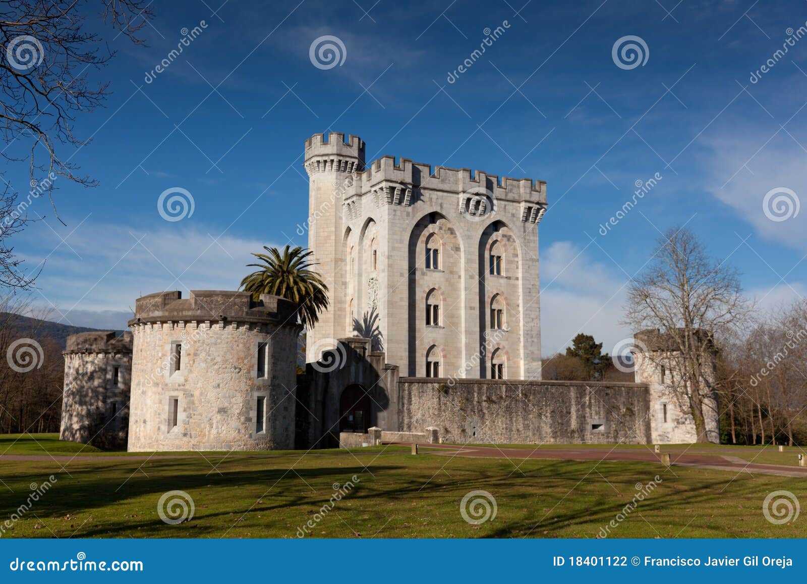Castle of Arteaga stock photo. Image of patrimony, tourism - 18401122