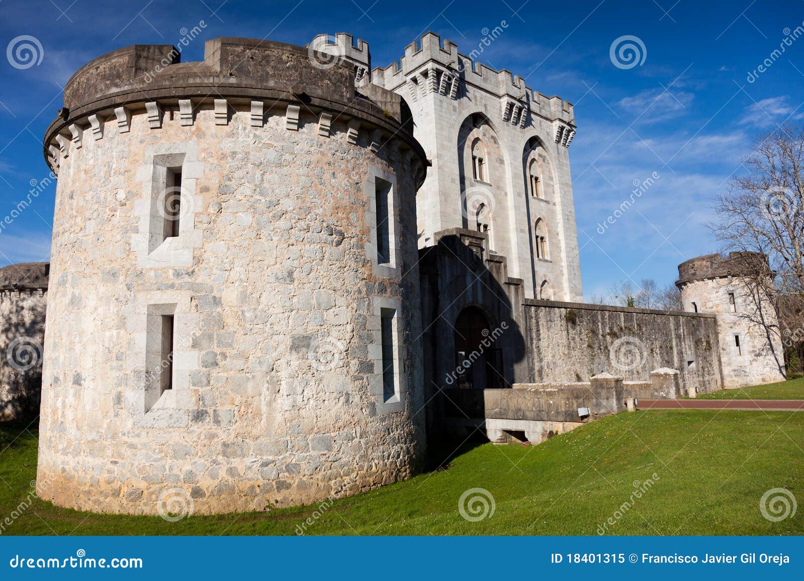 Castle of Arteaga stock image. Image of walls, europe - 18401315