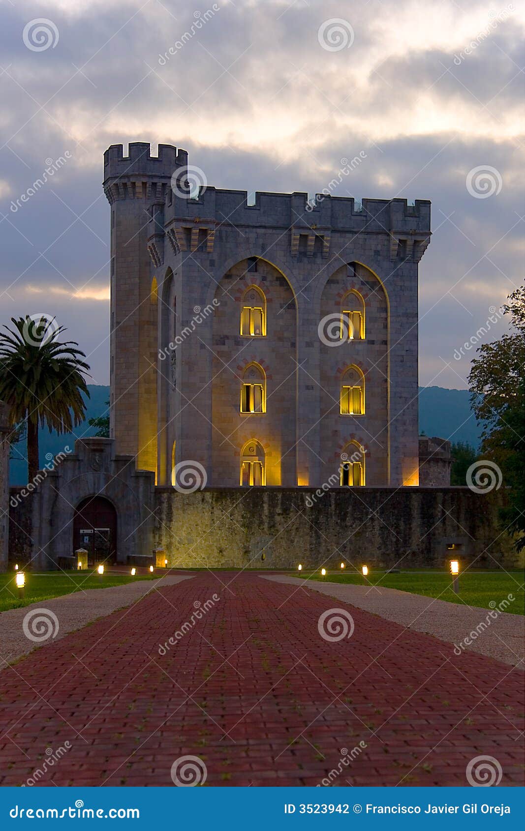 Castle of arteaga stock photo. Image of basque, country - 3523942