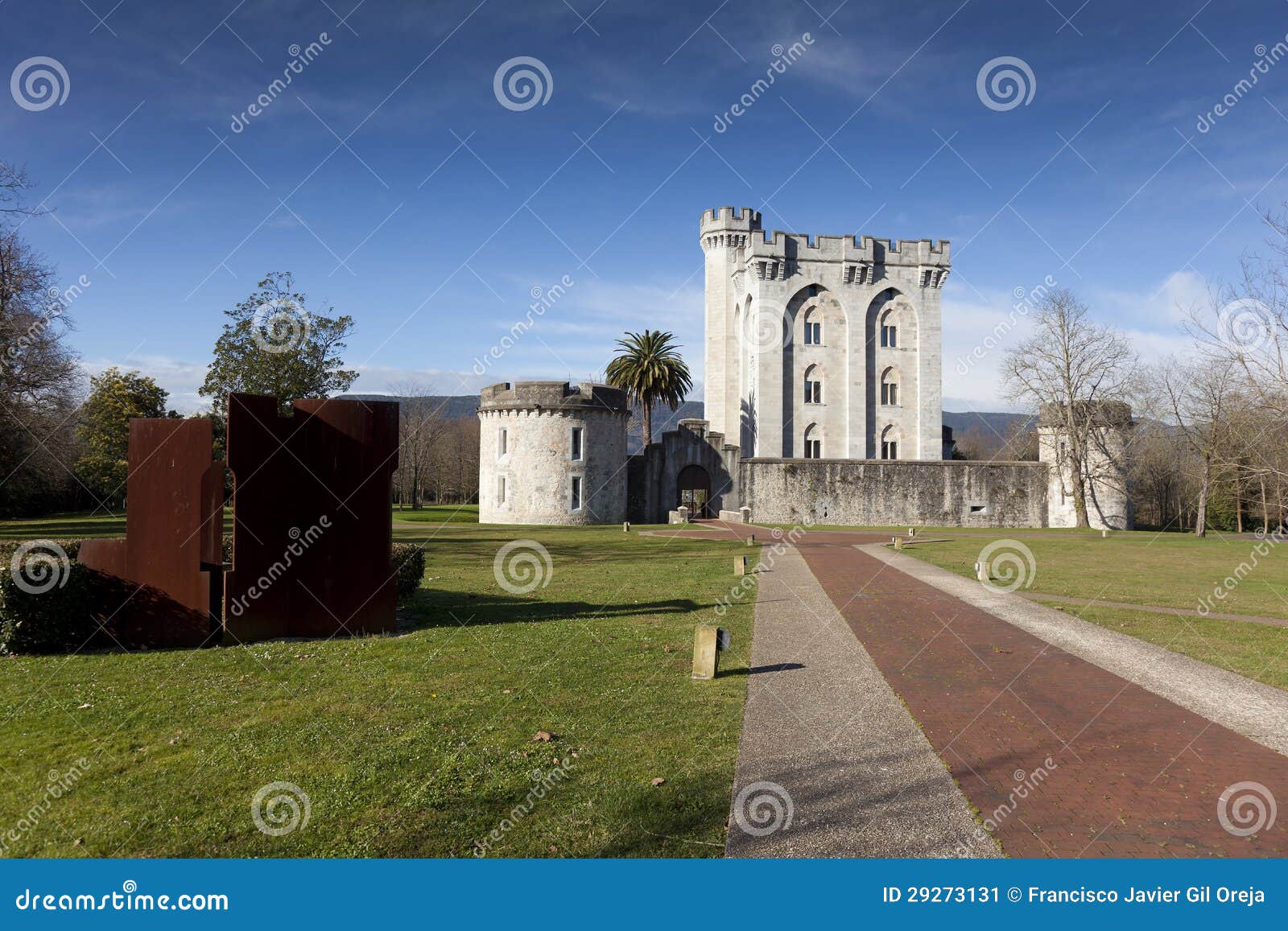 Castle of Arteaga, Bizkaia stock image. Image of stone - 29273131