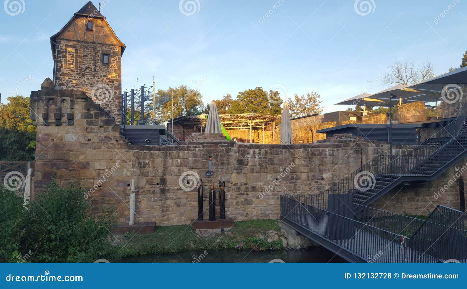 Castle editorial stock photo. Image of burgfestspiele - 132132728