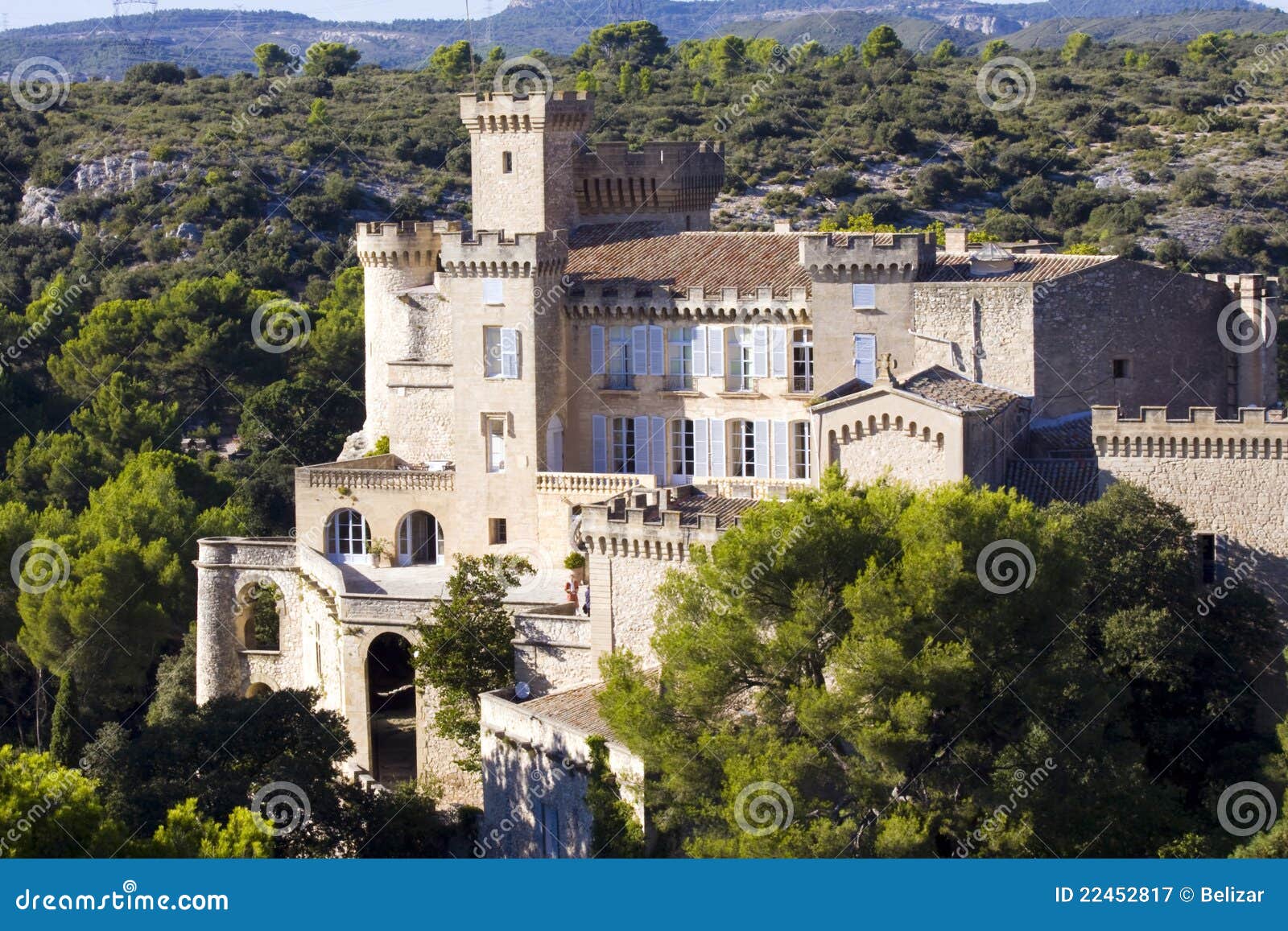 Castle of Barben stock image. Image of royalty, photographs - 22452817