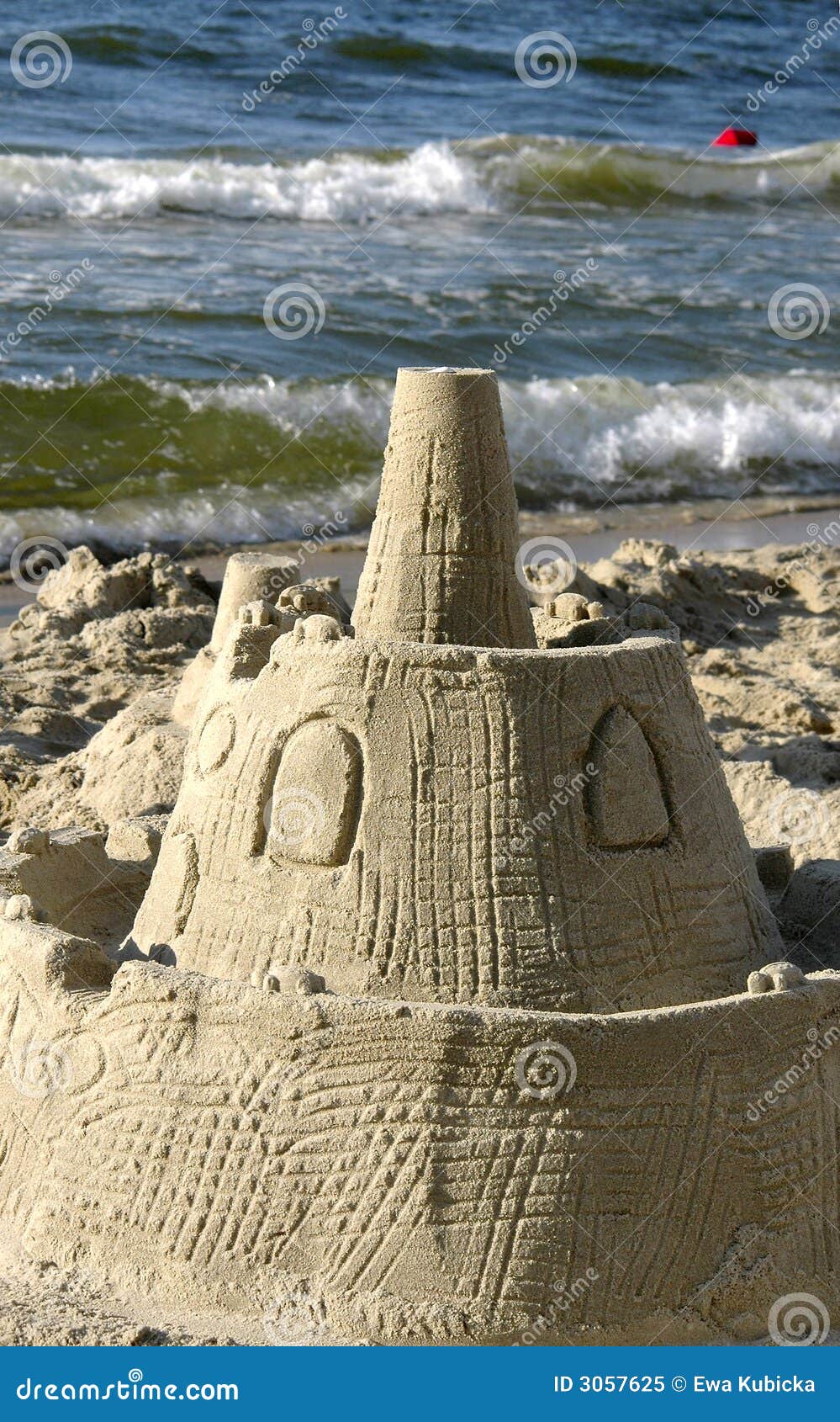 Castle on the beach stock image. Image of strand, beach - 3057625