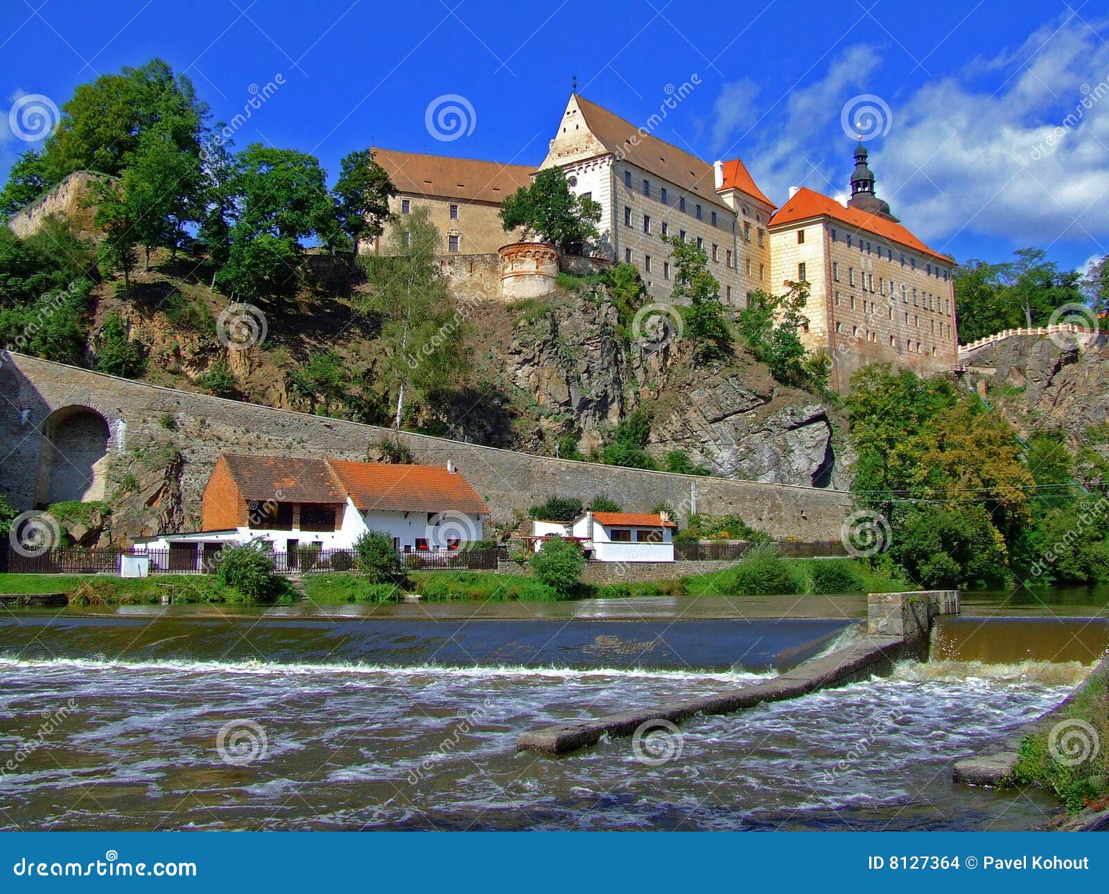 Castle Bechyne stock photo. Image of bohemia, republic - 8127364