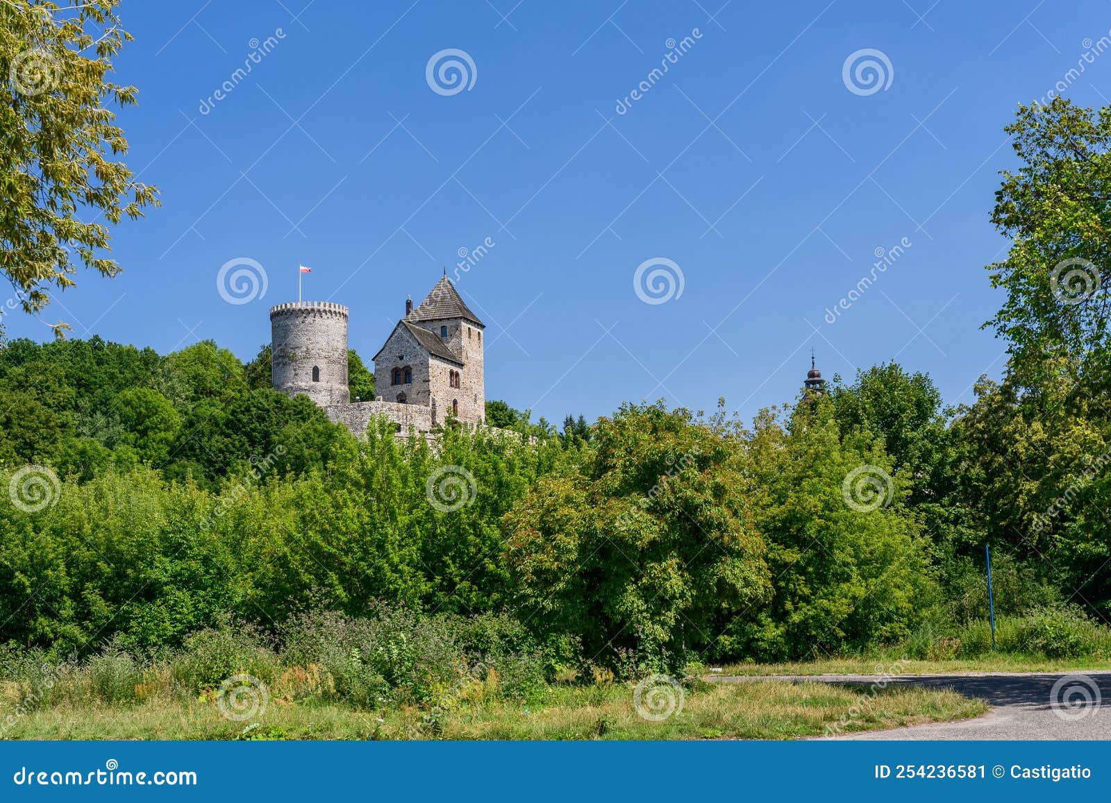 Castle in Bedzin, a Castle Situated on a Slope, is an Example of ...