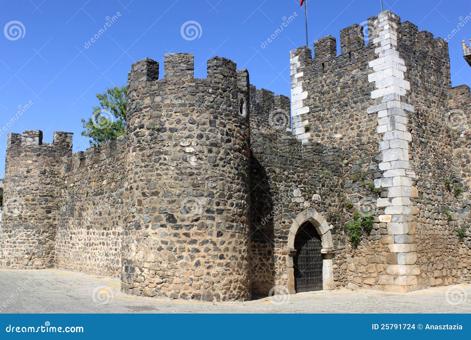 Castle of Beja stock photo. Image of door, beja, historical - 25791724