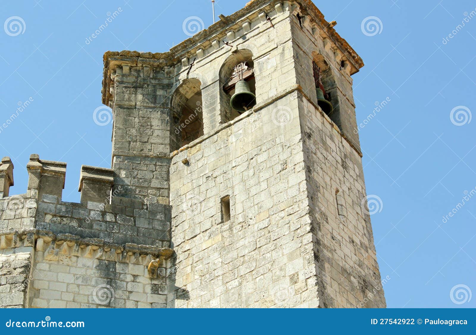Castle bell tower stock photo. Image of fortress, knights - 27542922