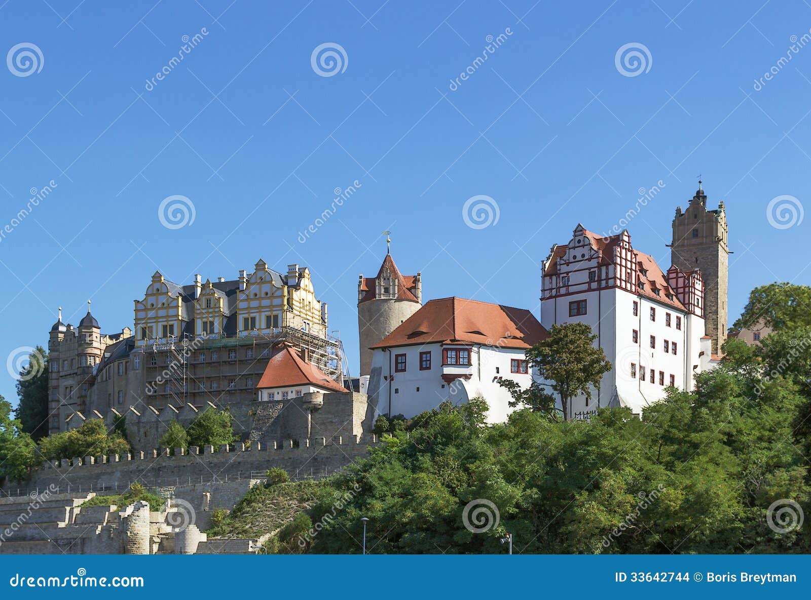 Castle in Bernburg, Germany Stock Photo - Image of ancient, historical ...