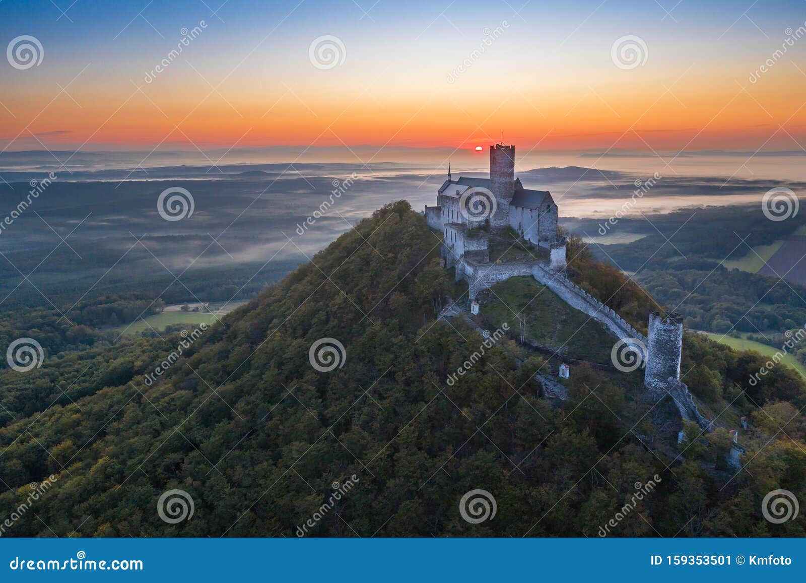 Castle Bezdez stock image. Image of europe, hill, country - 159353501
