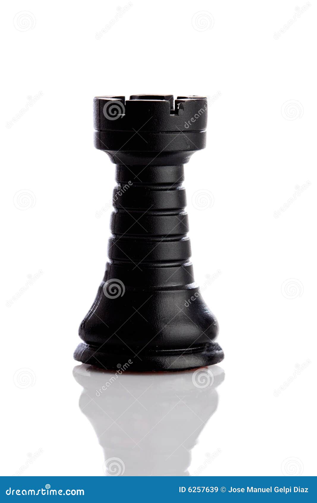 The Castle. Black Chess Piece Stock Image - Image of depth, lose: 6257639