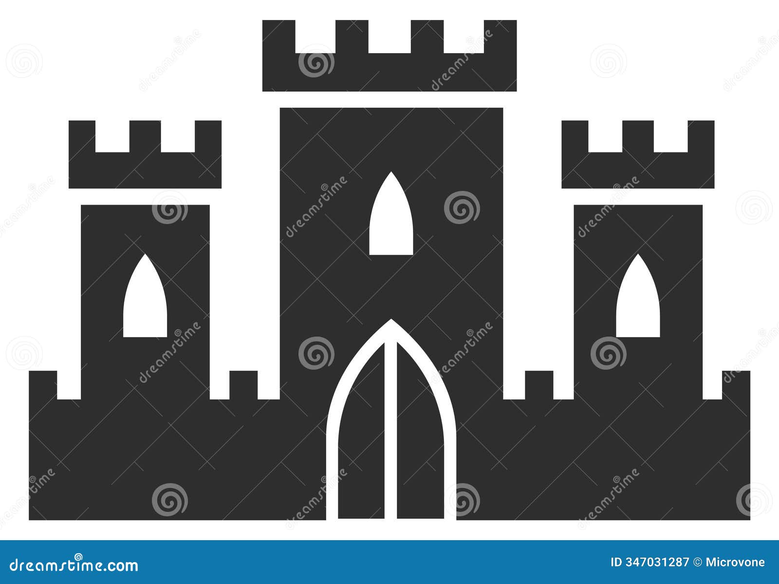 Icon Of Medieval Sword With Handle. Sharp Steel Longsword. Long Blade ...