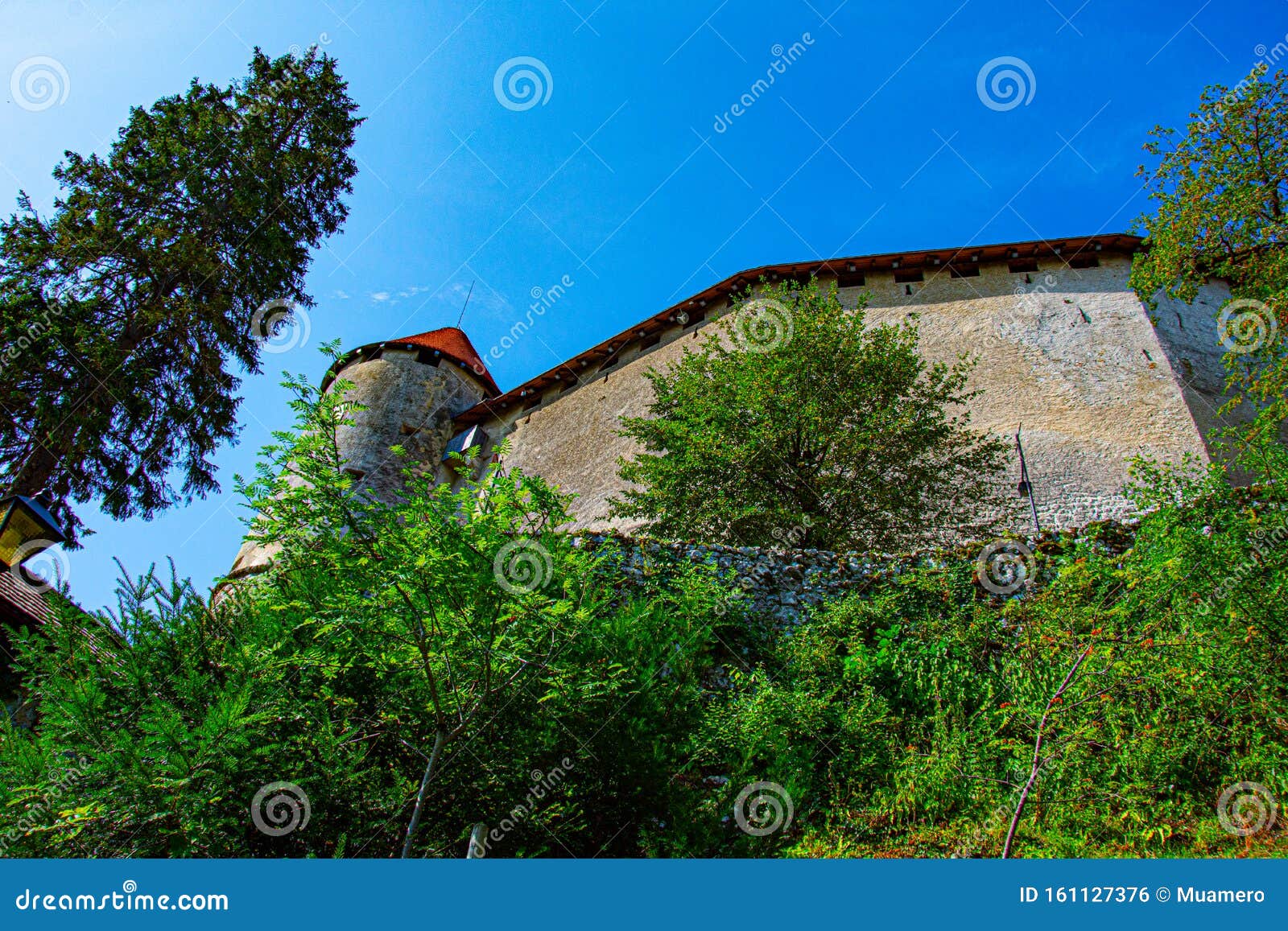 Castle on the Blade Lake in Slovenia Stock Photo - Image of middle ...