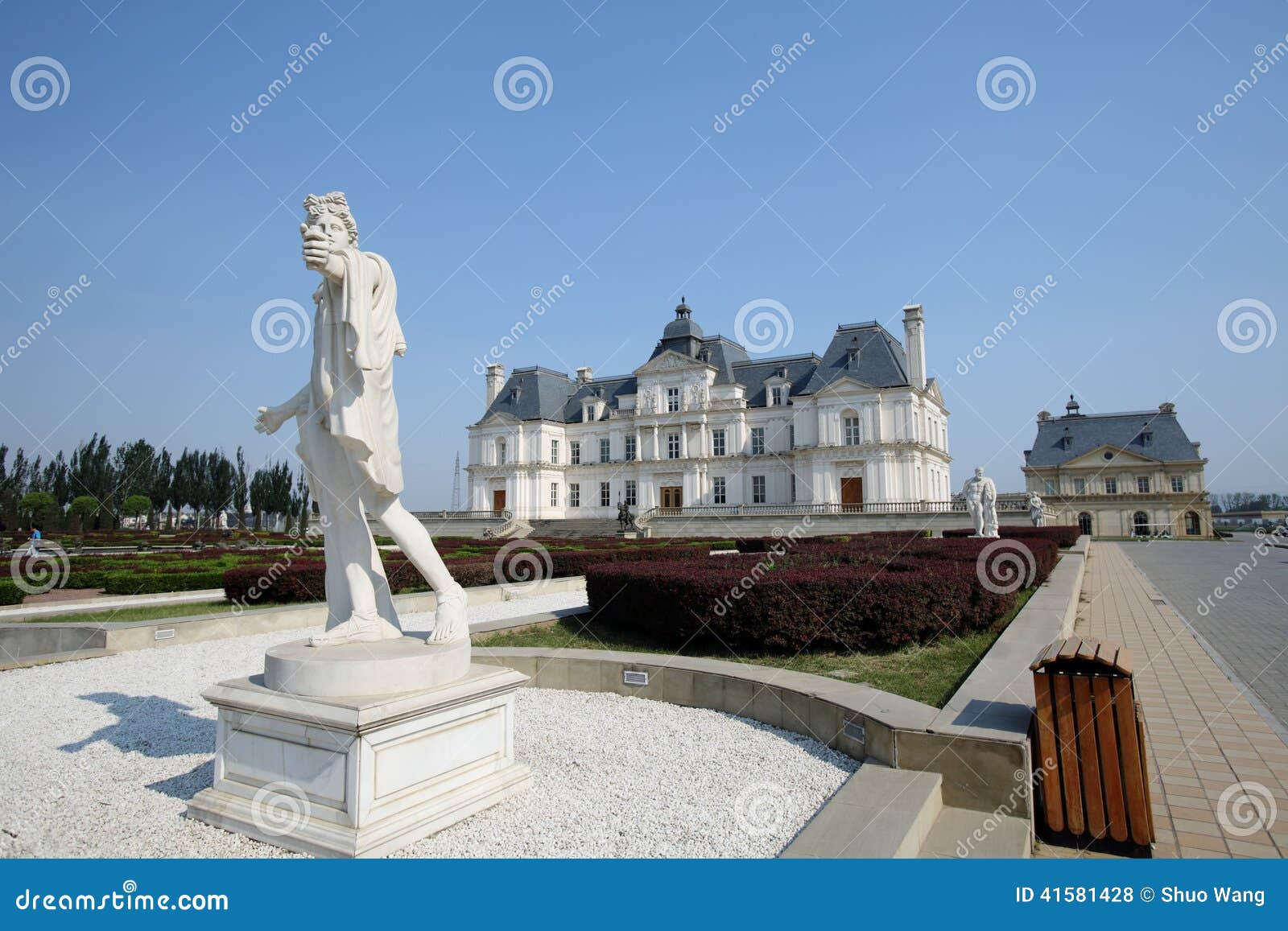 Castle stock photo. Image of countryside, pool, stone - 41581428