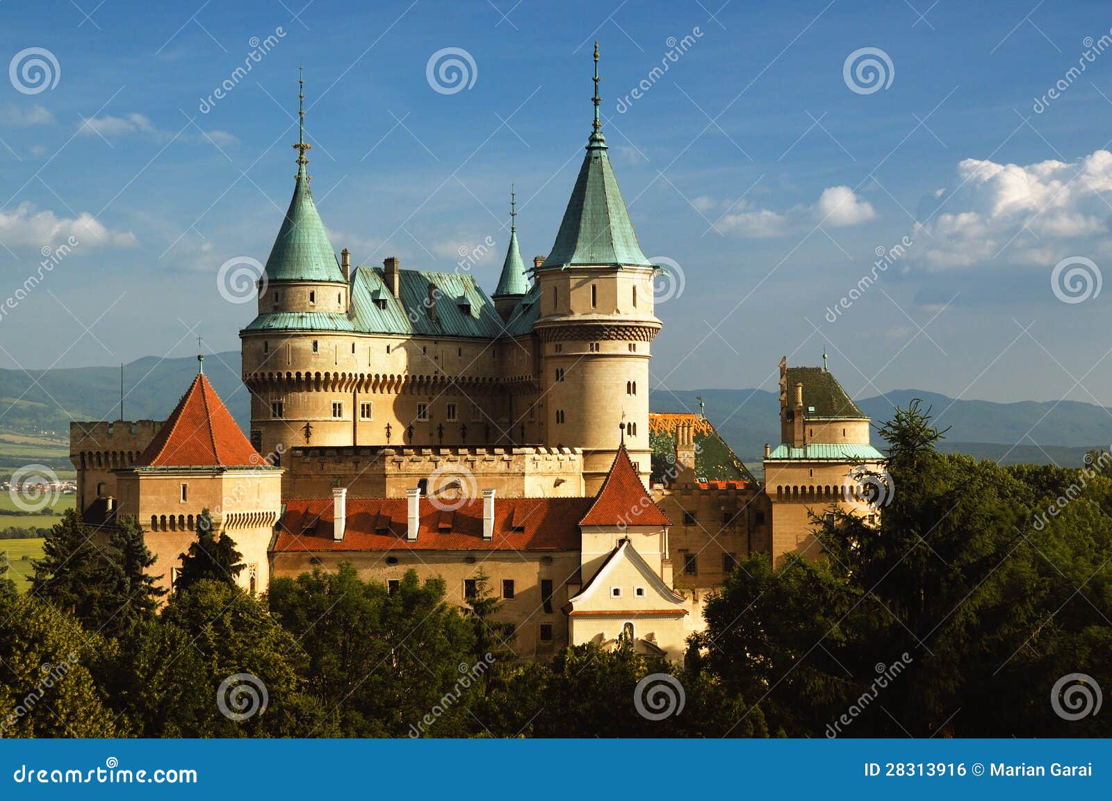 Castle Bojnice, Slovakia stock photo. Image of castle - 28313916