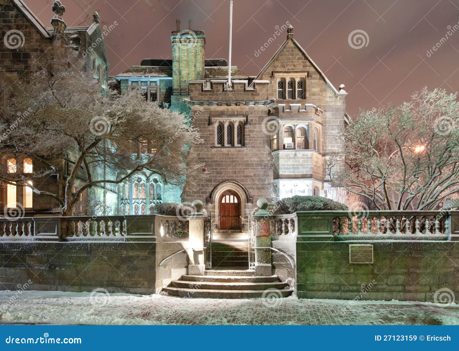 The Castle at Boston University Stock Image - Image of medieval ...