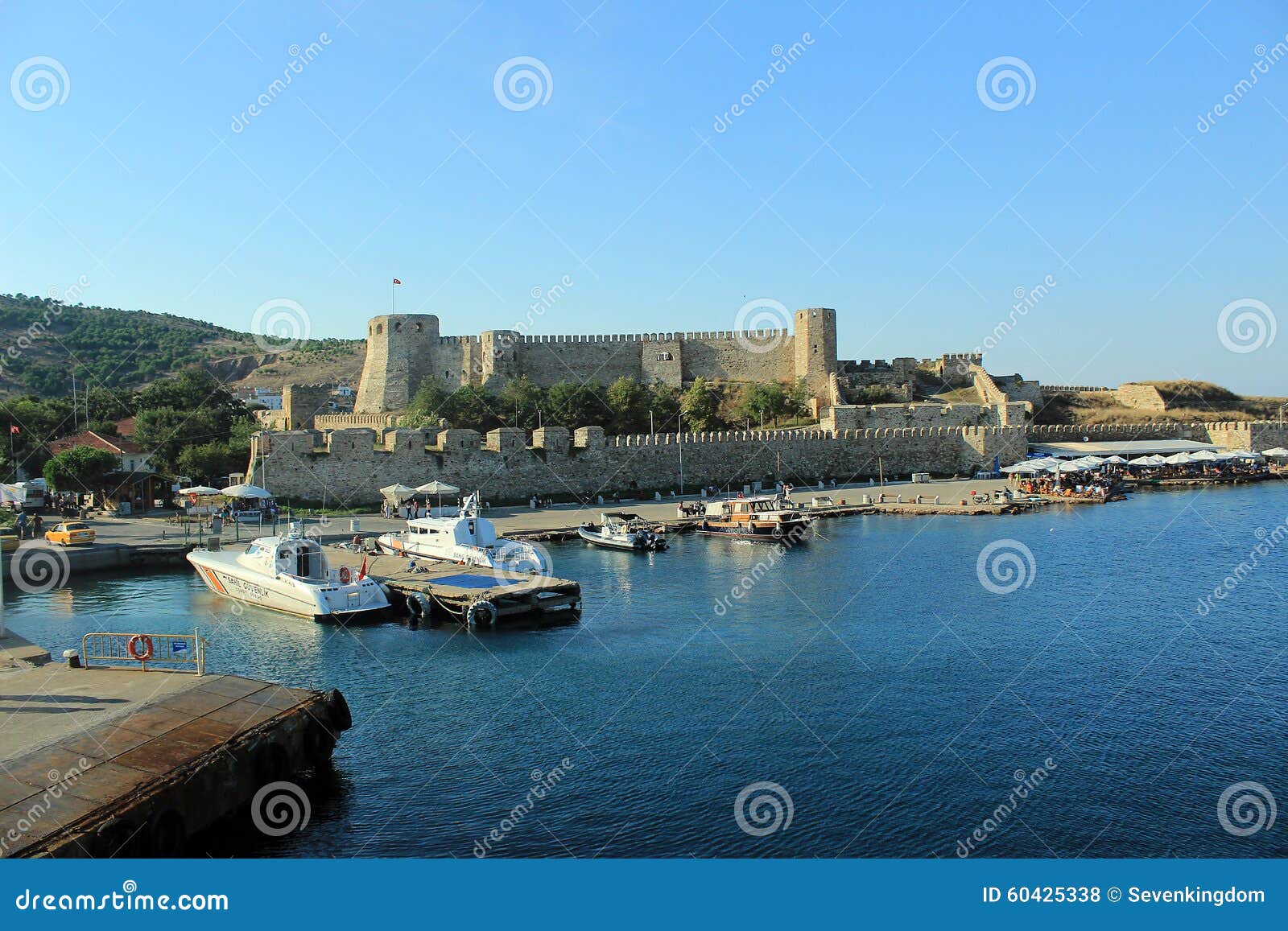 Bozcaada, Canakkale, TURKEY - September 25, 2020: Bozcaada Island Port ...