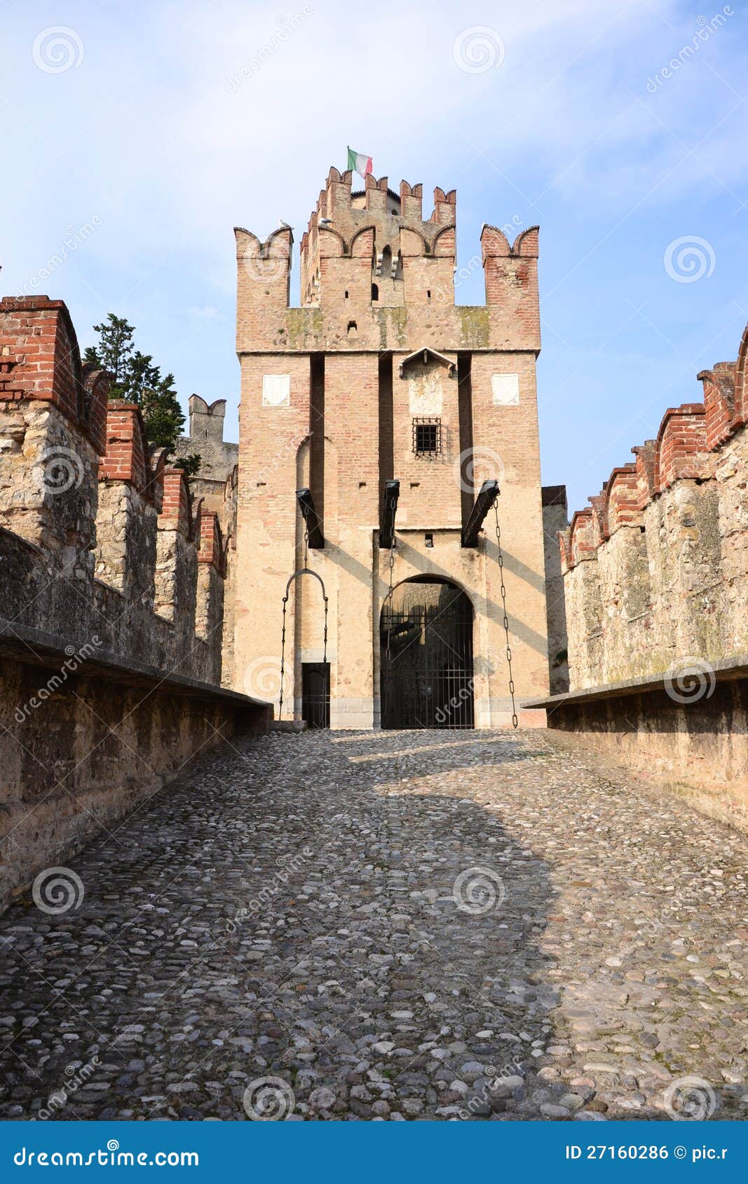 Castle bridge gate stock photo. Image of bridge, clear - 27160286