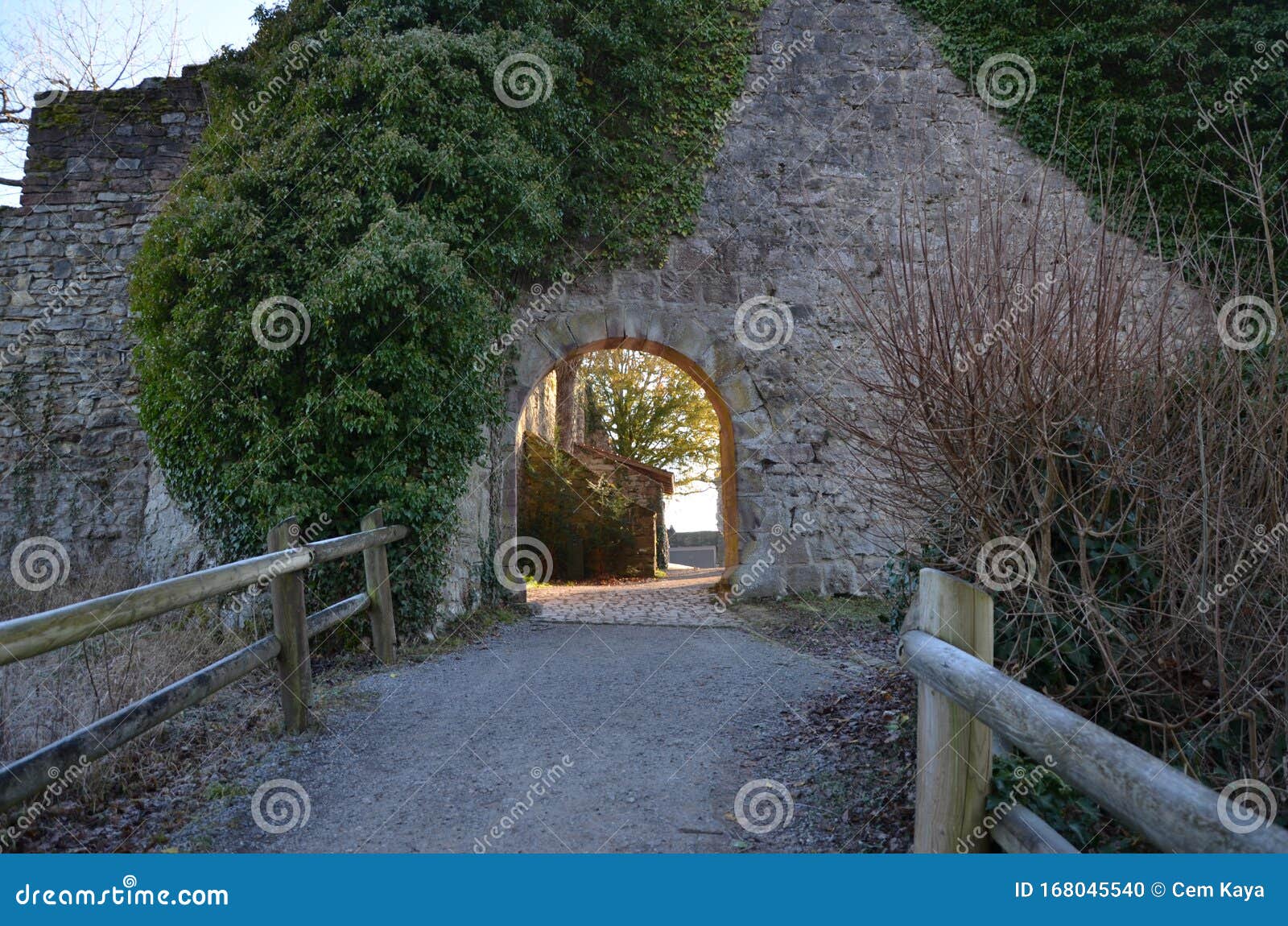 Castle bridge gate stock photo. Image of outdoor, green - 168045540
