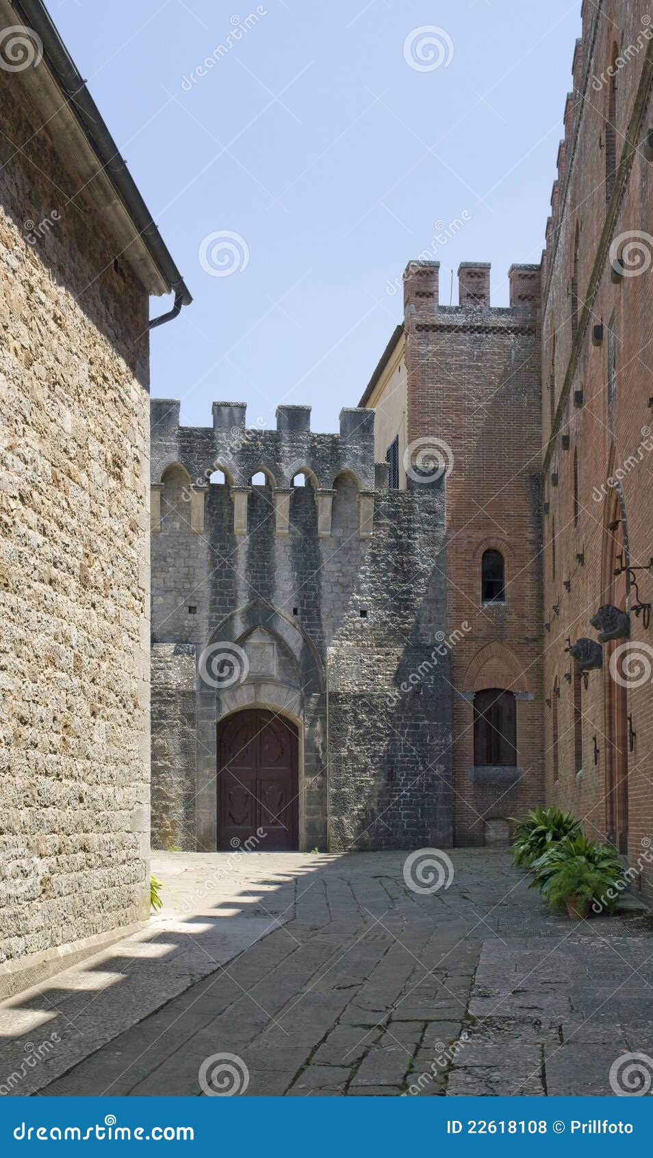 Castle of Brolio stock photo. Image of castle, historic - 22618108