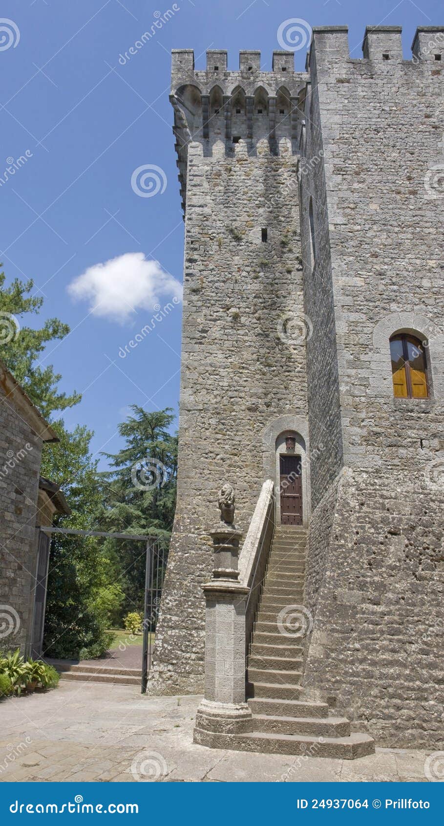 Castle of Brolio stock photo. Image of entrance, historic - 24937064